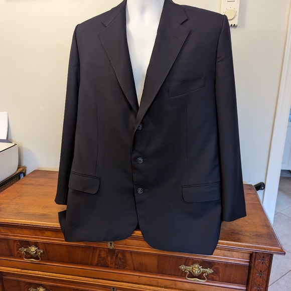 Corneliani | Suits & Blazers | Vintage 5r Corneliani Navy Blue 00 Wool ...